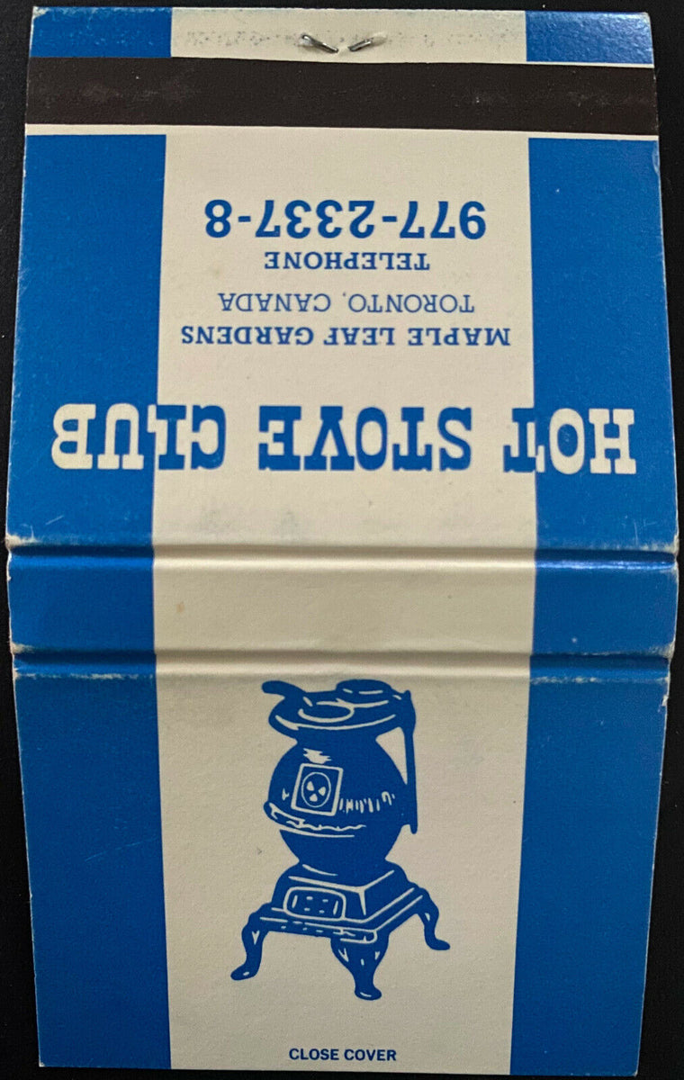 Maple Leaf Gardens Hot Stove Club Matches Autographed By Guy Larose To ...