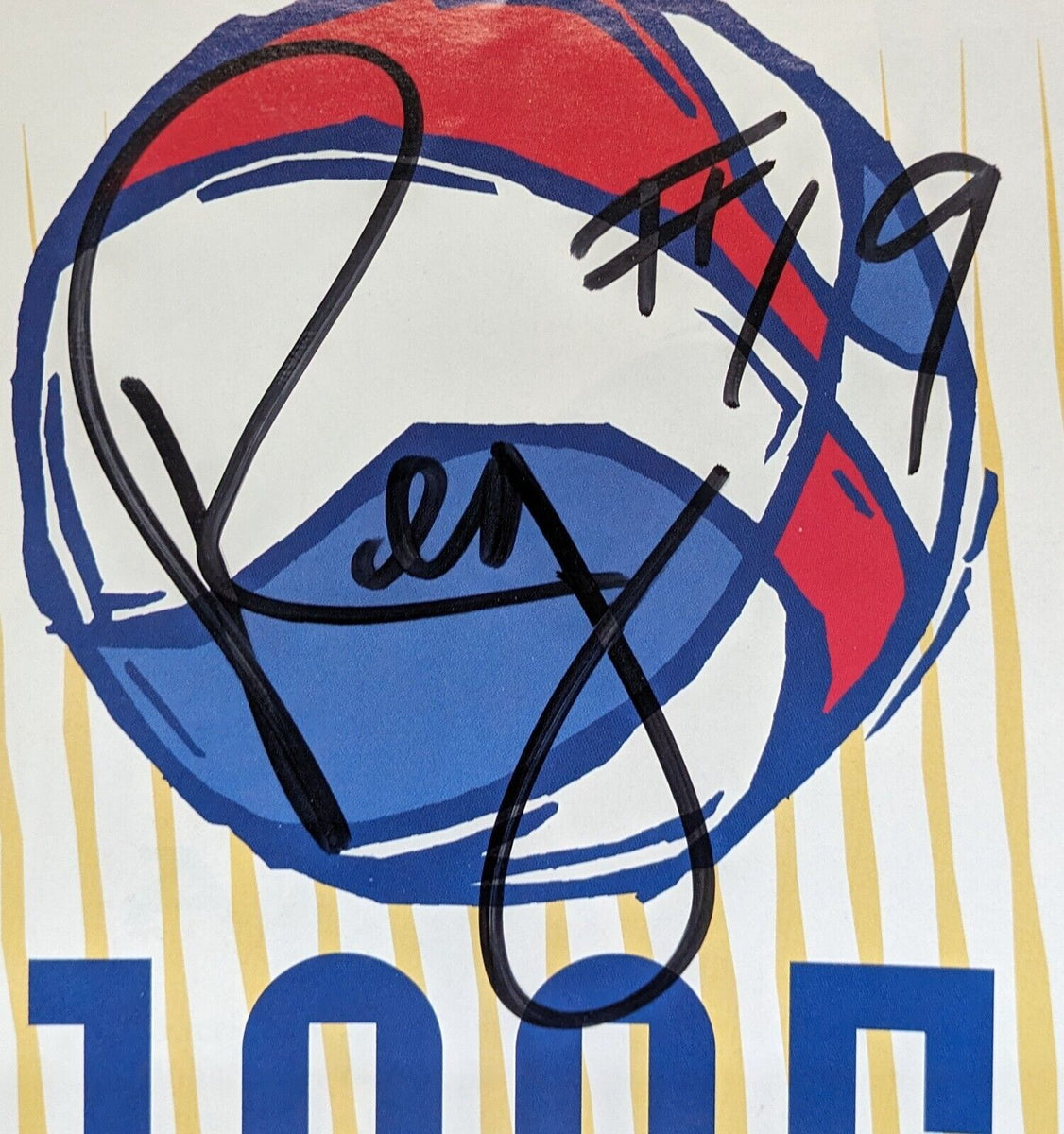 1995 Vintage Harlem Globetrotters Signed x4 Tour Program Basketball Au ...