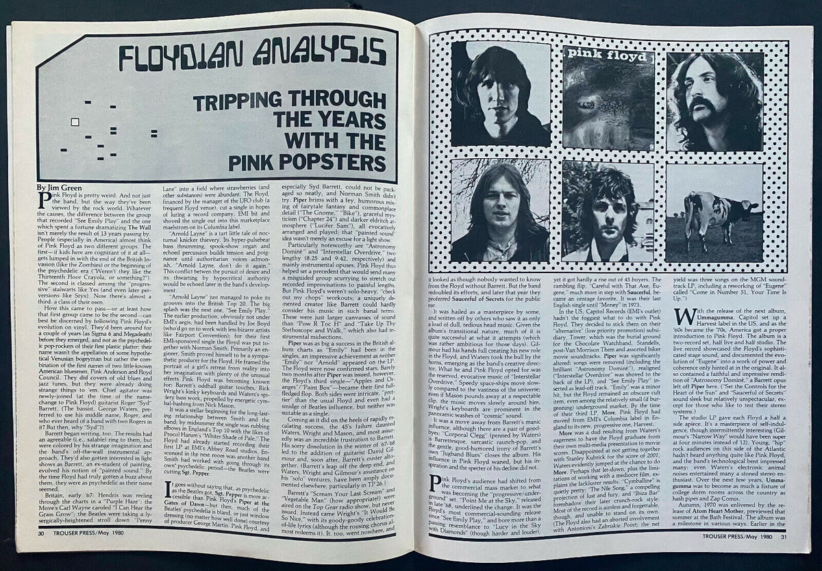 May 1980 Issue Trouser Press Magazine Ramones Punk Rock Band Cover Sto ...