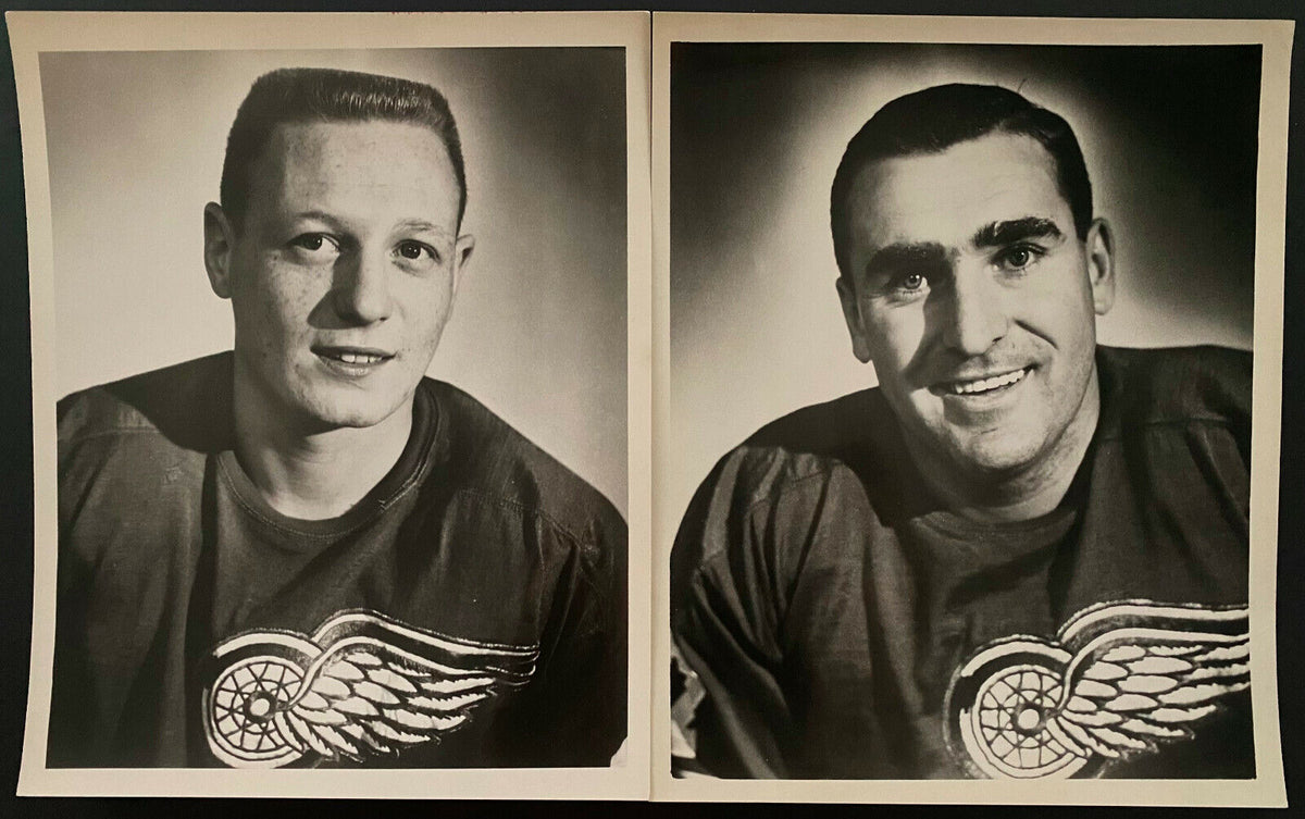1964-65 Detroit Red Wings NHL Hockey Team Issued Photo Lot x11 Vintage ...